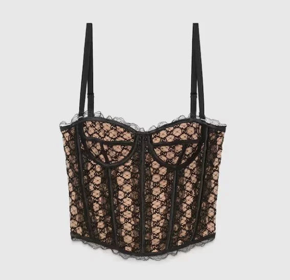 GUCCI Bustier CC Net and Lace Corset/Bustier | Style Me Up, Australia