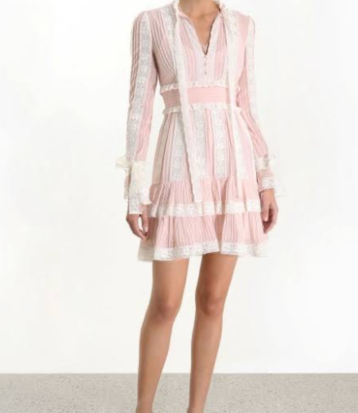 Verity Pintuck Mini Dress